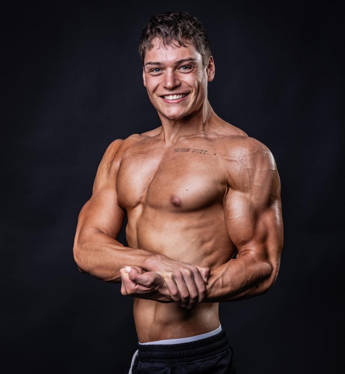 Voormalig jeugdrenner wil nu professioneel bodybuilder worden: "Maar ...